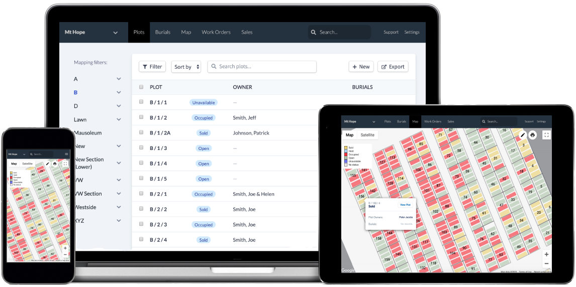 Cemetery Software - Intuitive & Affordable - Cemify